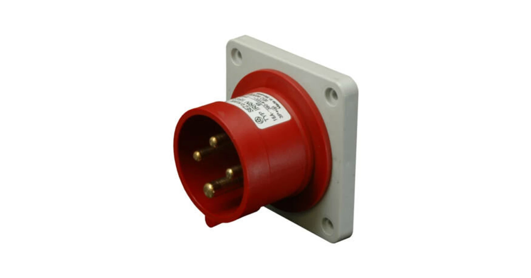 Beépíthető ipari csatlakozó dugvilla 400V 4P 16A IP54 SEZ IRRN 1643 ...